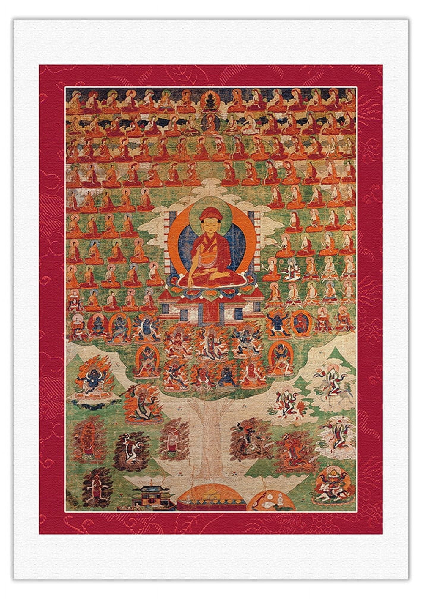 The Drikung Lineage - Field of Accumulation Practice - Vintage Tibetan ...