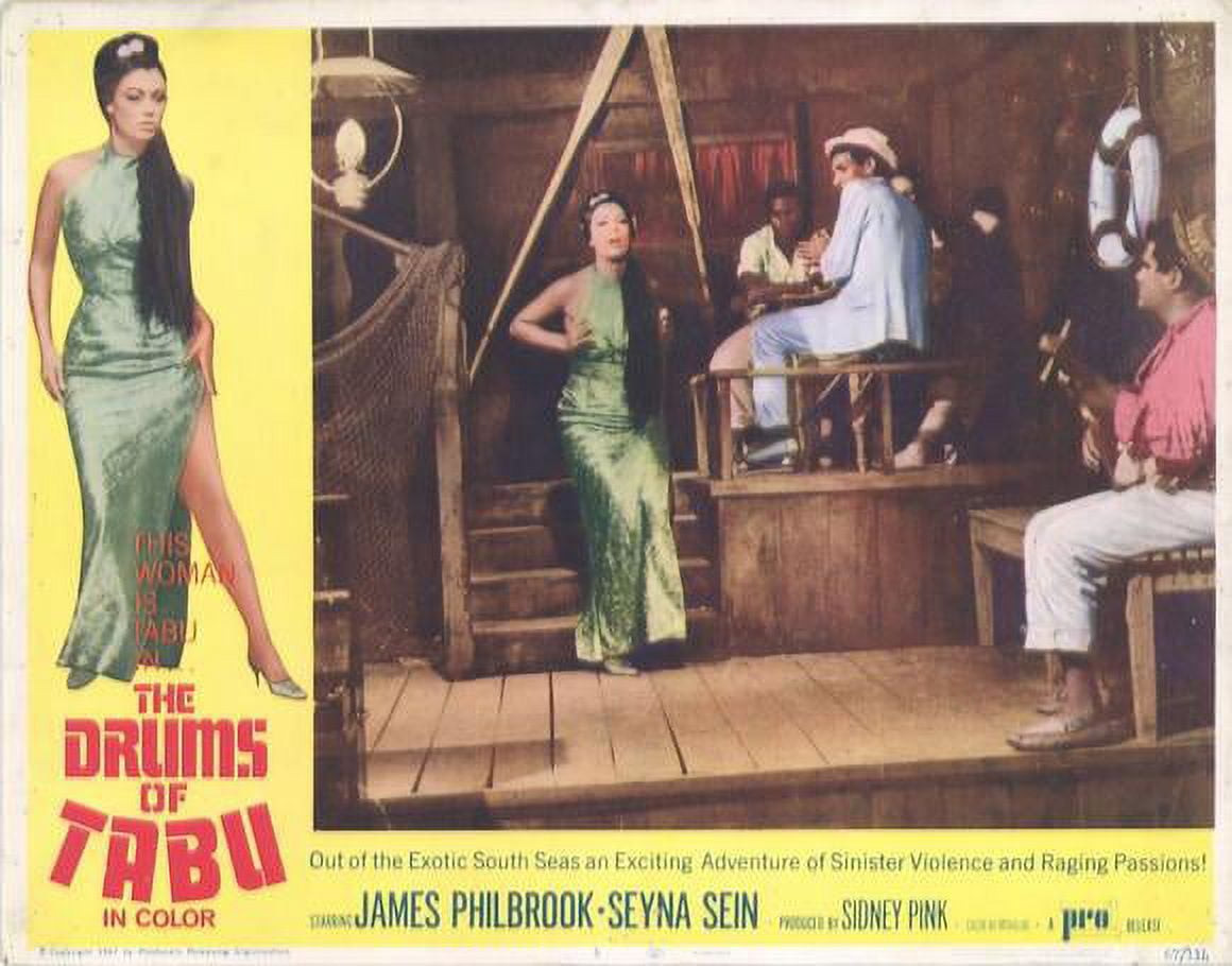 The Drums of Tabu - movie POSTER (Style E) (11" x 14") (1967) - Walmart.com