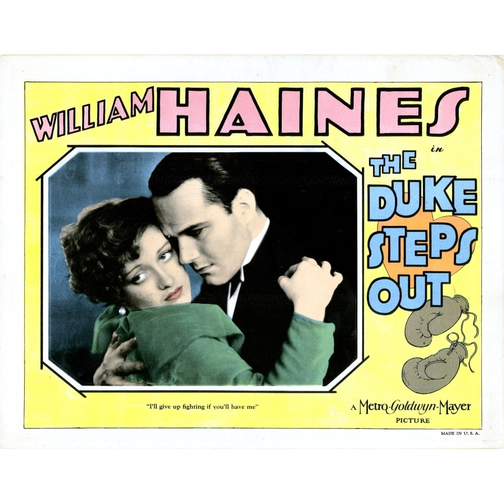 The Duke Steps Out Us Lobbycard Joan Crawford William Haines 1929 Movie ...