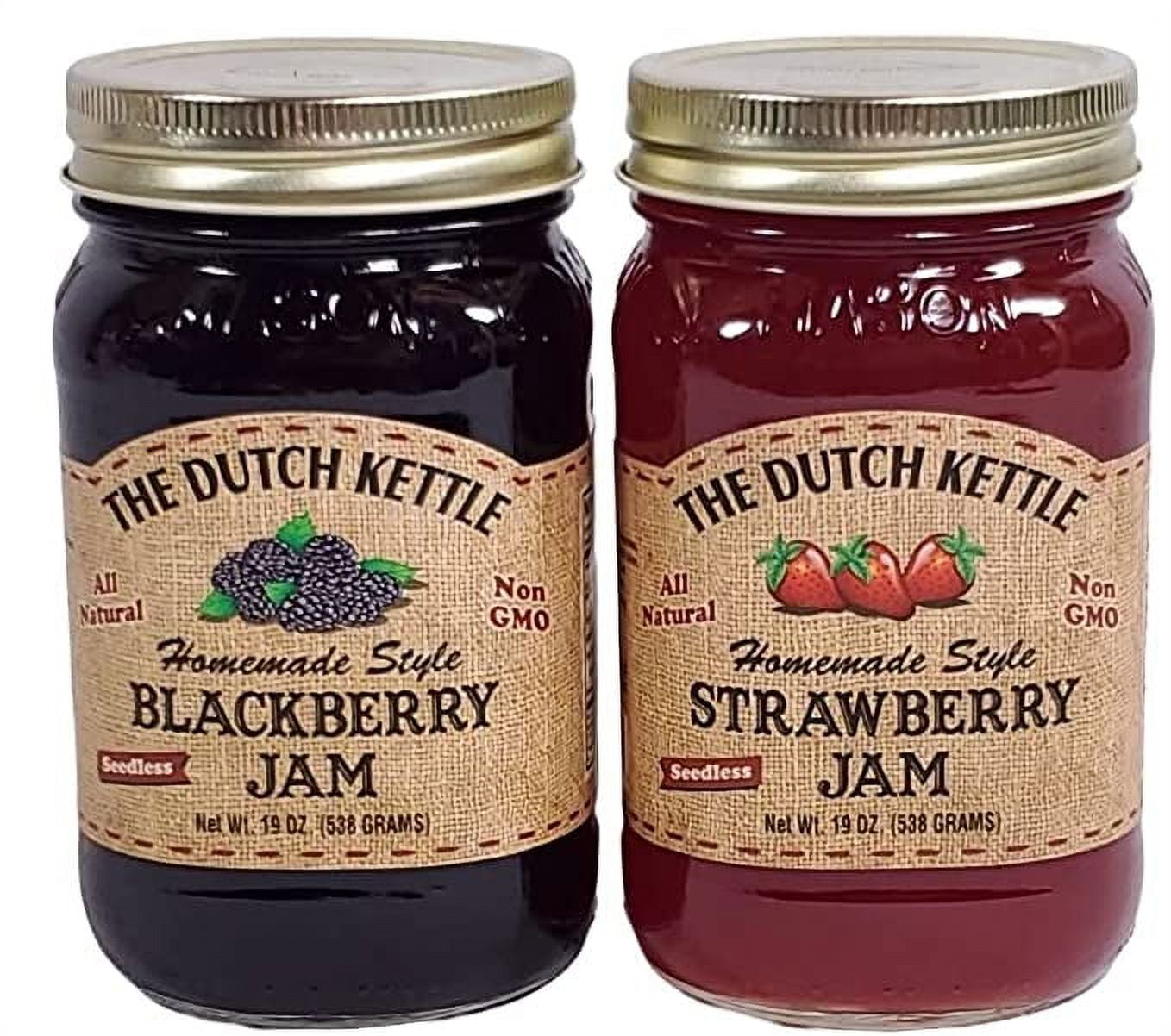The Dutch Kettle Amish Large Fruit Spread: Seedless Blackberry ...