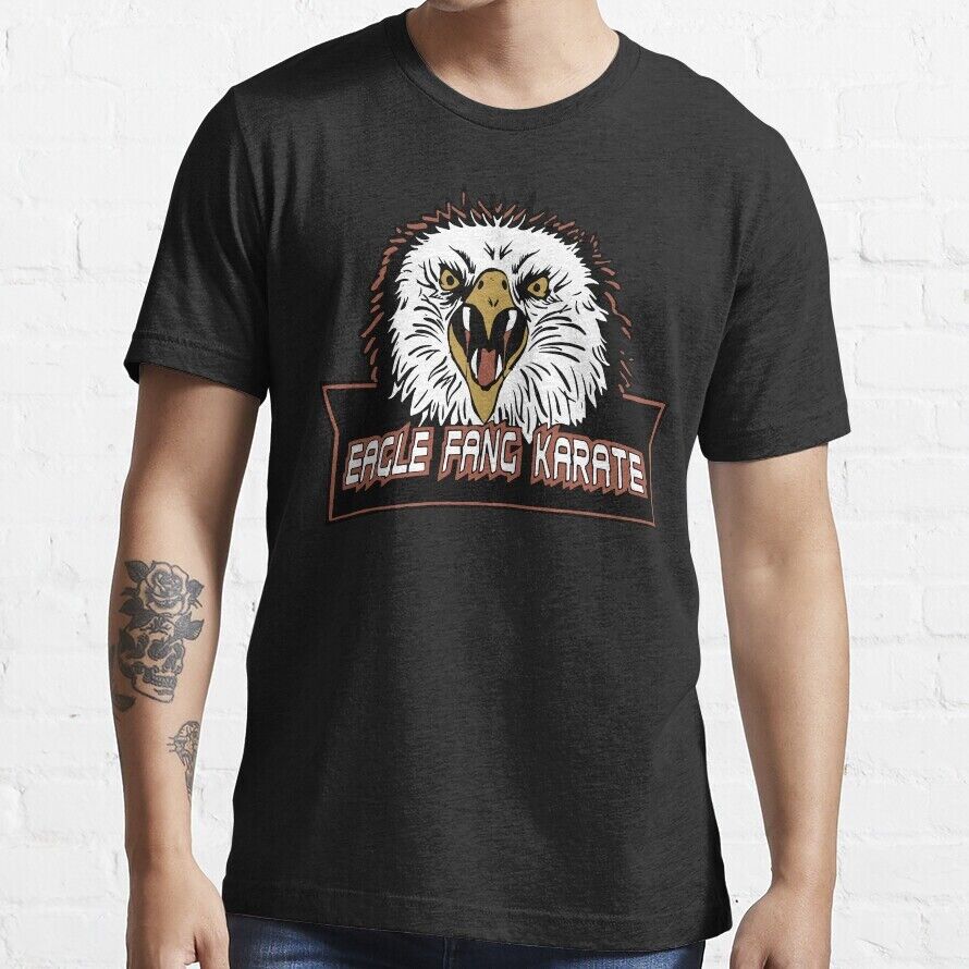 The Eagle Fang Karate,New Cobra Kai Dojo Essential T-Shirt - Walmart.com