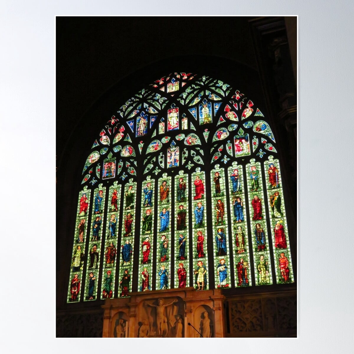 The East Window, Holy Trinity, Chelsea Poster Wall Art, Modern Wall ...