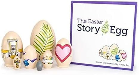 The Easter Story Egg - With Storybook about Resurrection - Colorful ...