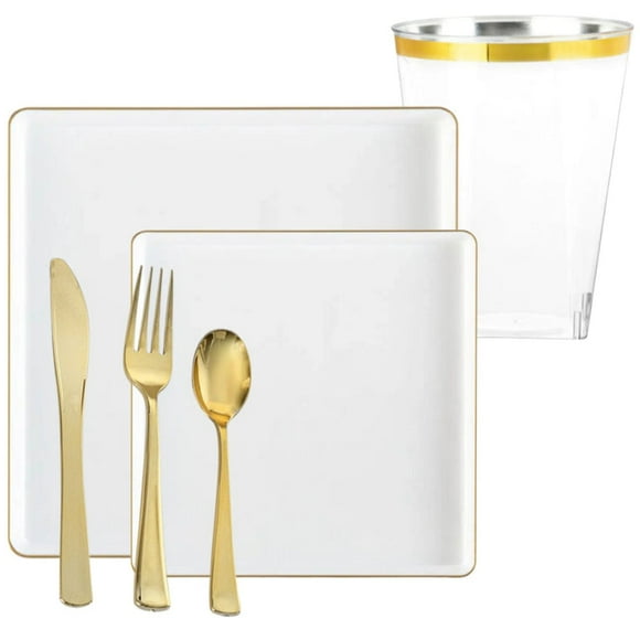White Square Dinnerware
