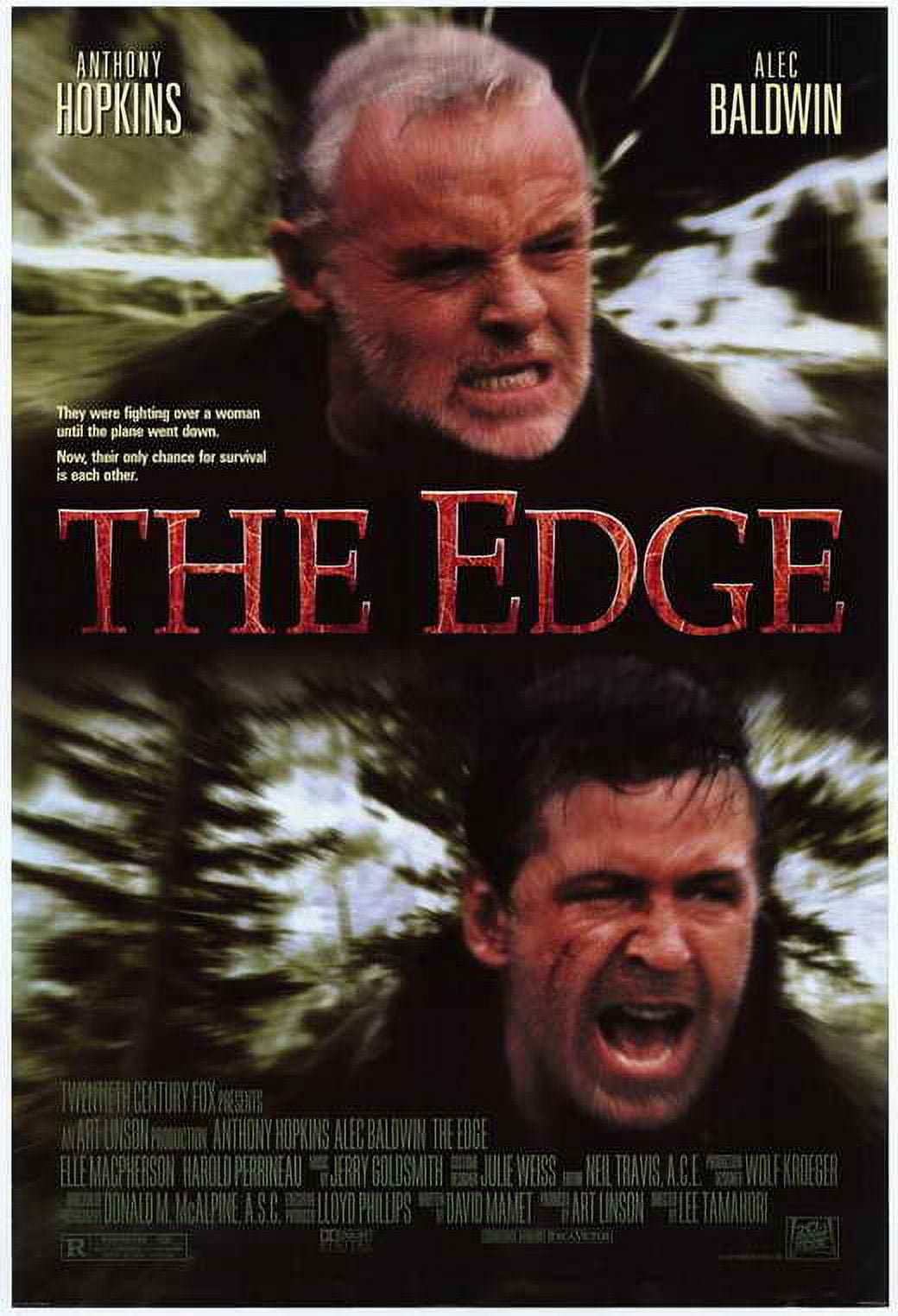 The Edge Poster Movie 27 x 40 In - 69cm x 102cm Anthony Hopkins Alec ...