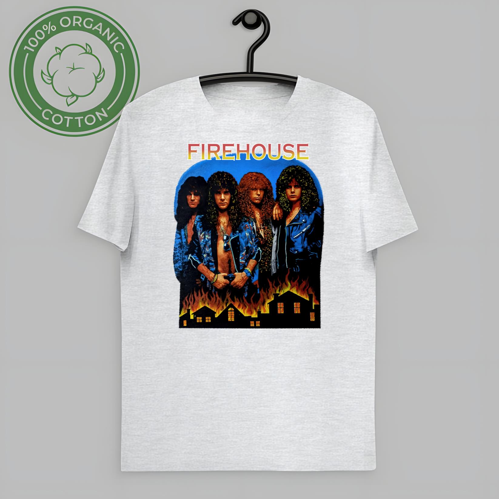 The Edit Firehouse band T-shirt featuring Hold Your Fire album design ...