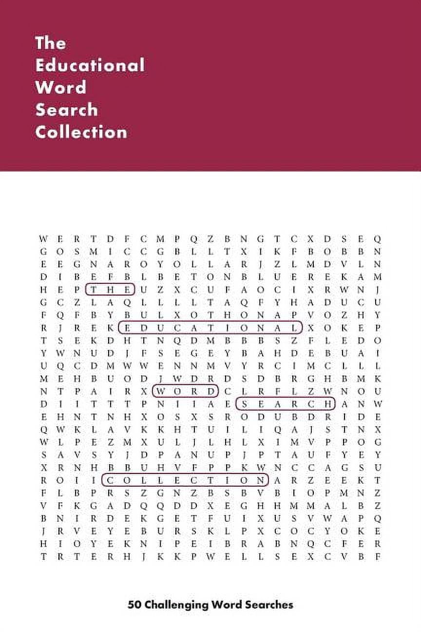 The Educational Word Search Collection, (Paperback) - Walmart.com