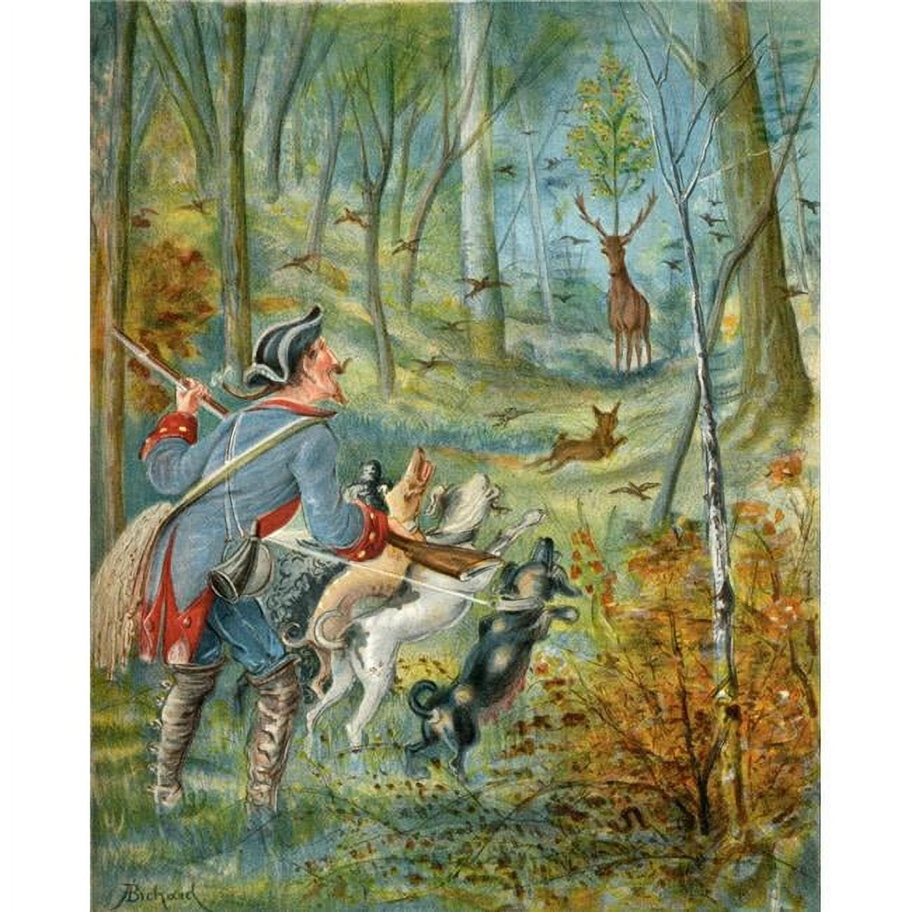 The Effects of Shooting A Stag with Cherry Stones Illustration by ...