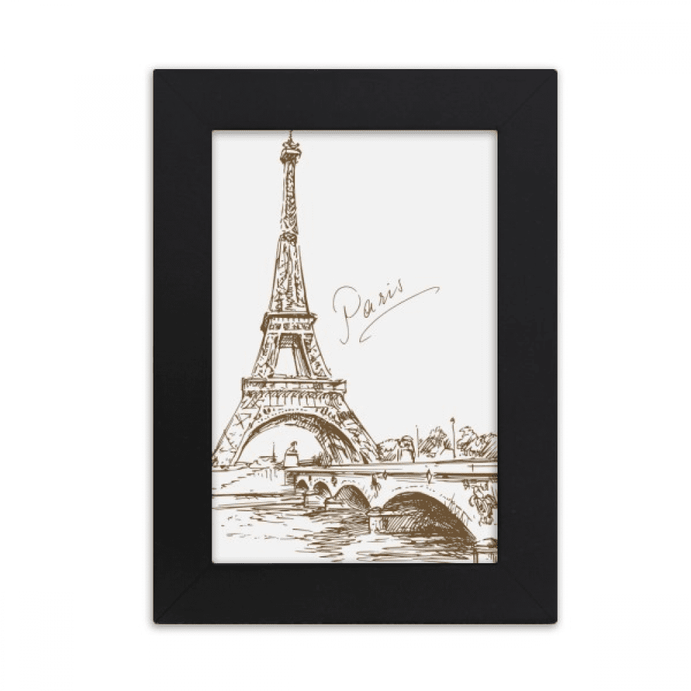 The Eiffel Tower Paris France Desktop Photo Frame Picture Display Art ...