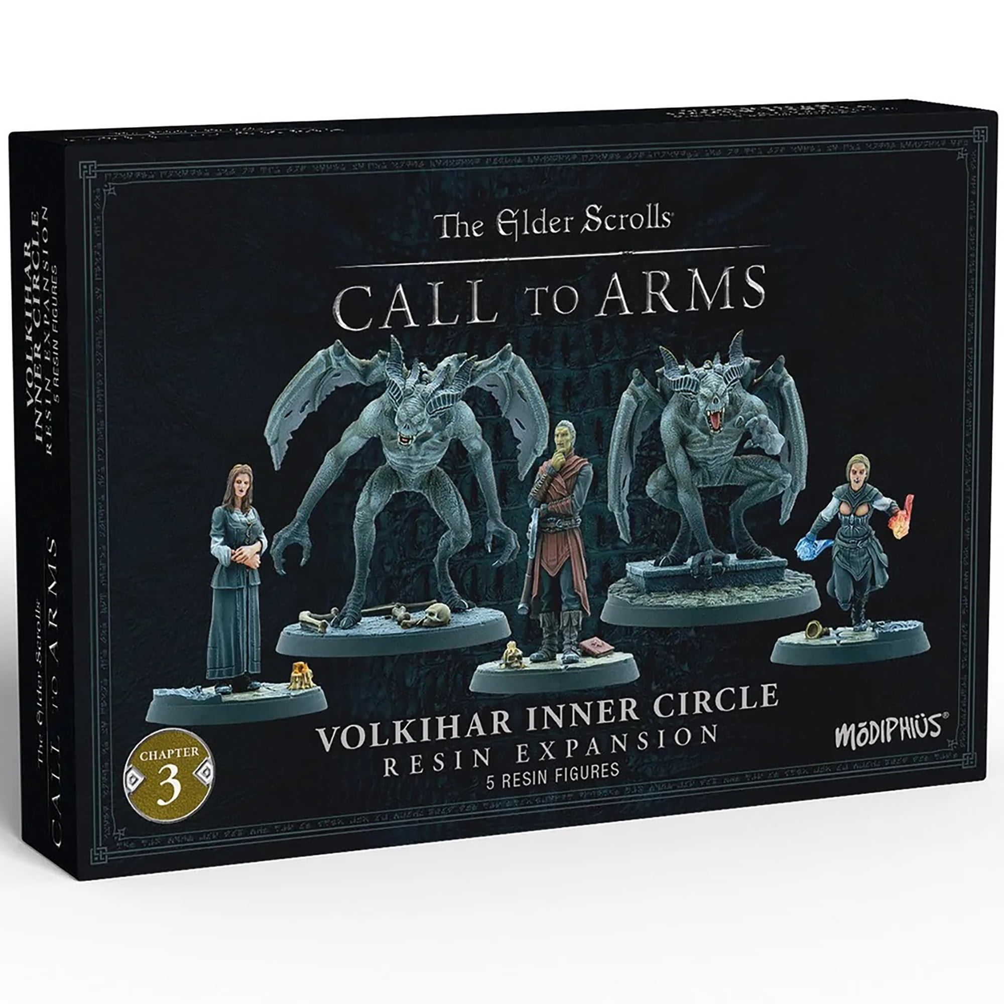 The Elder Scrolls: Call to Arms - Volkihar Inner Circle - 5 Unpainted ...