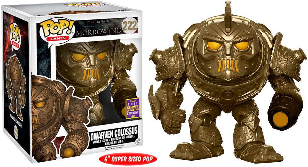 Funko The Elder Scrolls POP! Games Dwarven Colossus Vinyl Figure (Super ...