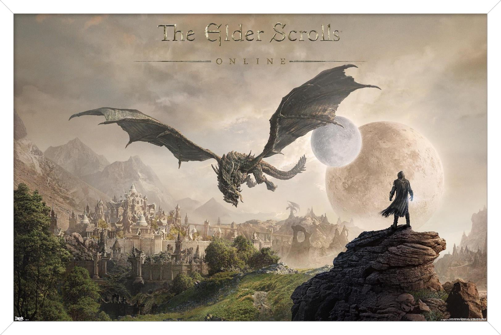 The Elder Scrolls: Online - Elsweyr Wall Poster, 22.375" x 34" Framed ...