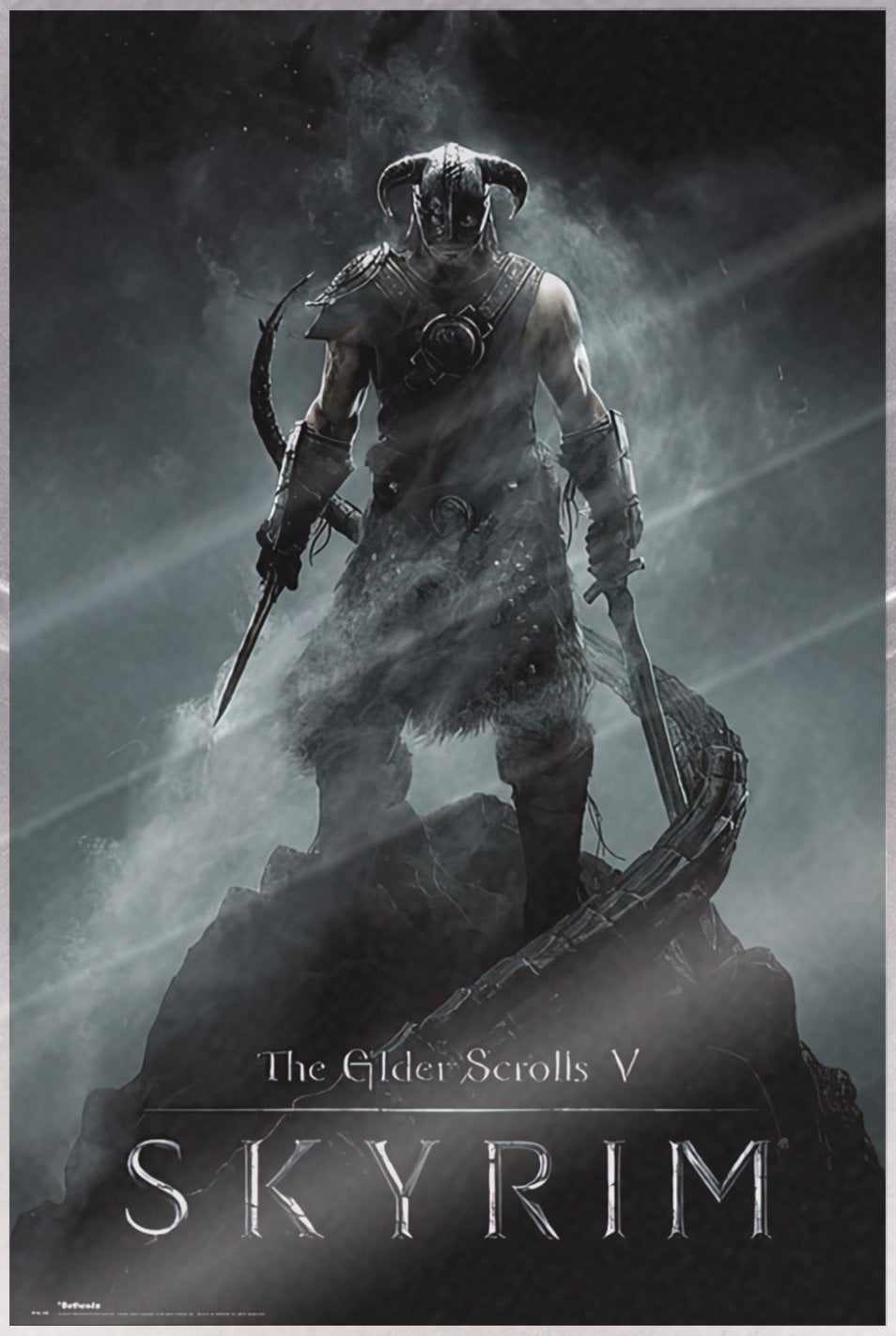 The Elder Scrolls V Skyrim - Gaming Poster (Dragonborn) (Size: 24" x 36 ...
