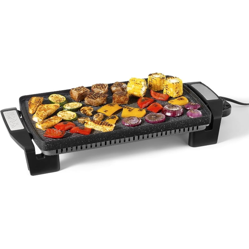 The Electric Reversible Grill & Griddle - R Non-Stick - Variable ...