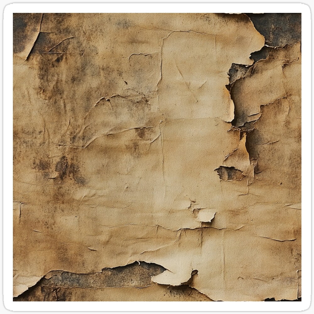 The Elegance Of Old Paper Sticker Kir-2501 - Walmart.com