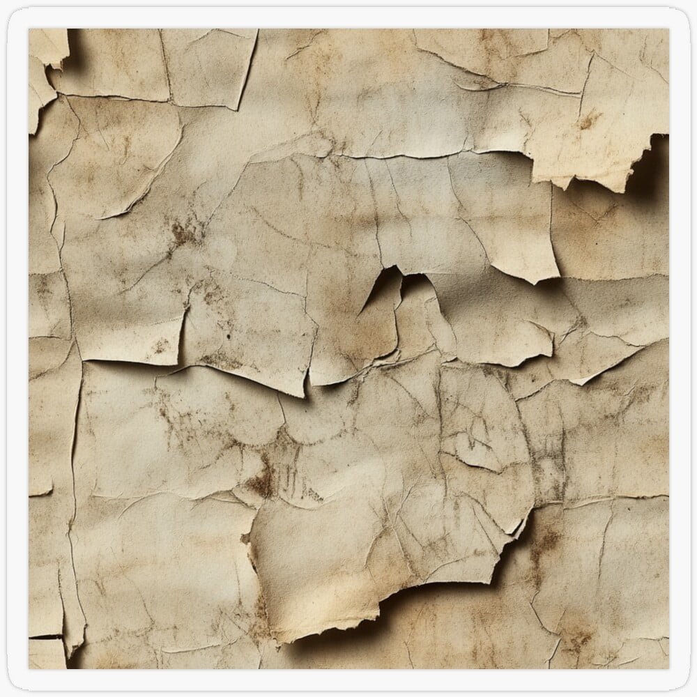 The Elegance Of Old Paper Sticker Kir-2502 - Walmart.com