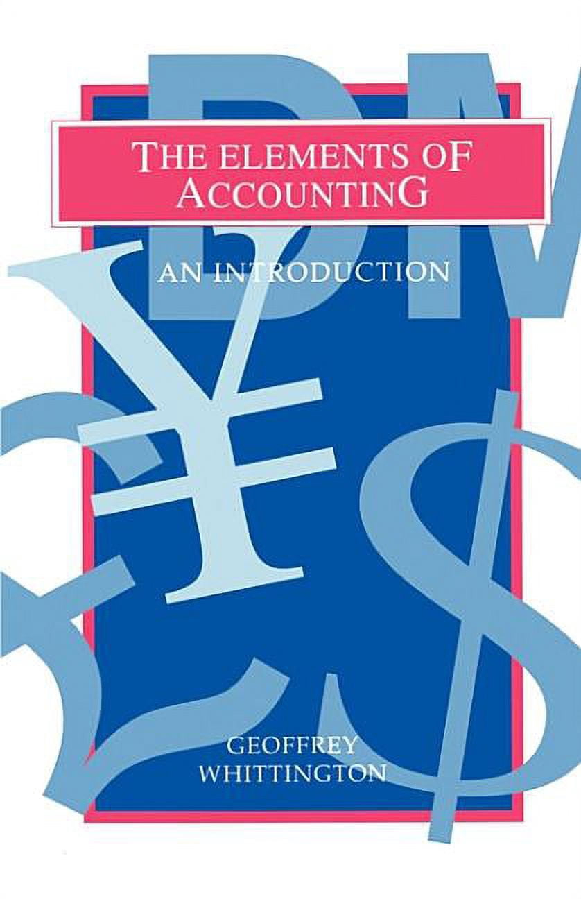 The Elements of Accounting: An Introduction, (Paperback) - Walmart.com