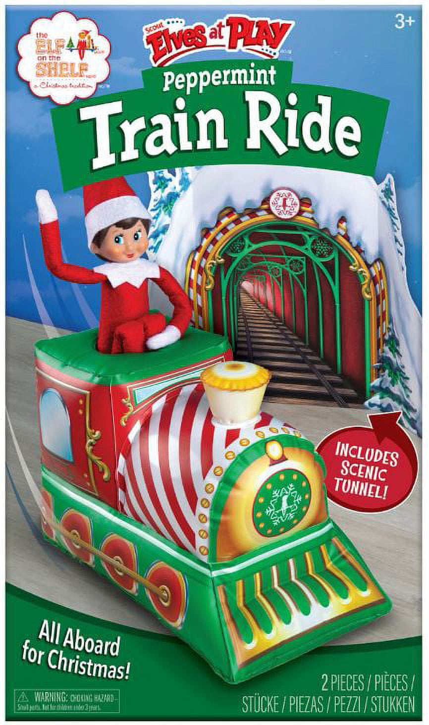 The Elf On The Shelf Scout Elves At Play Peppermint Train Ride - Walmart.com