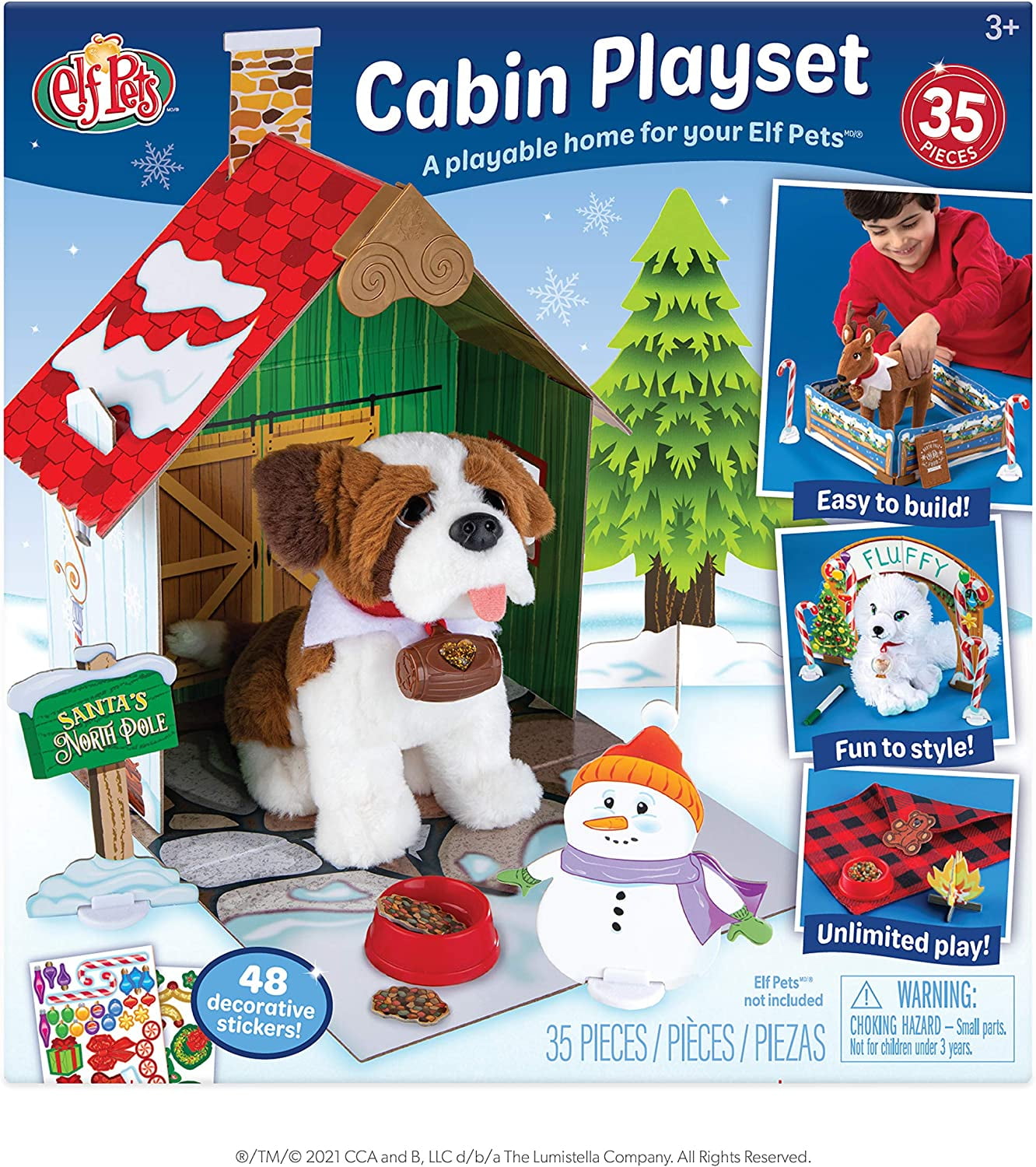 The Elf on the Shelf Cabin Playset - A Playable Home For Your Elf Pets ...