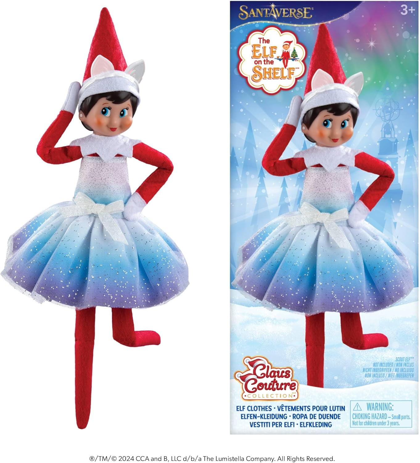 The Elf on the Shelf Claus Couture Extraordinary Noorah Party Dress for ...