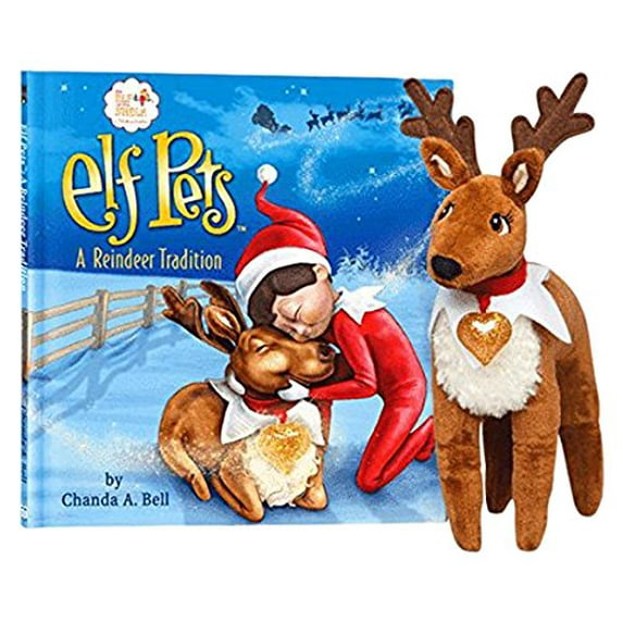 Elf on the Shelf Pets Reindeer with Scout Deer and Book Set - Walmart.com