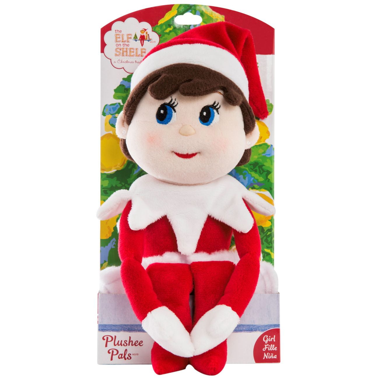 17-inch Light Tone Girl Elf on the Shelf Plushee Pals, Soft Scout Elf ...