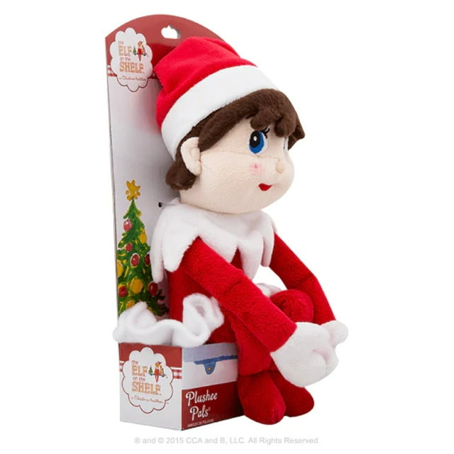 The Elf on the Shelf Plushee Pals Girl Light Tone Elf - Walmart.com
