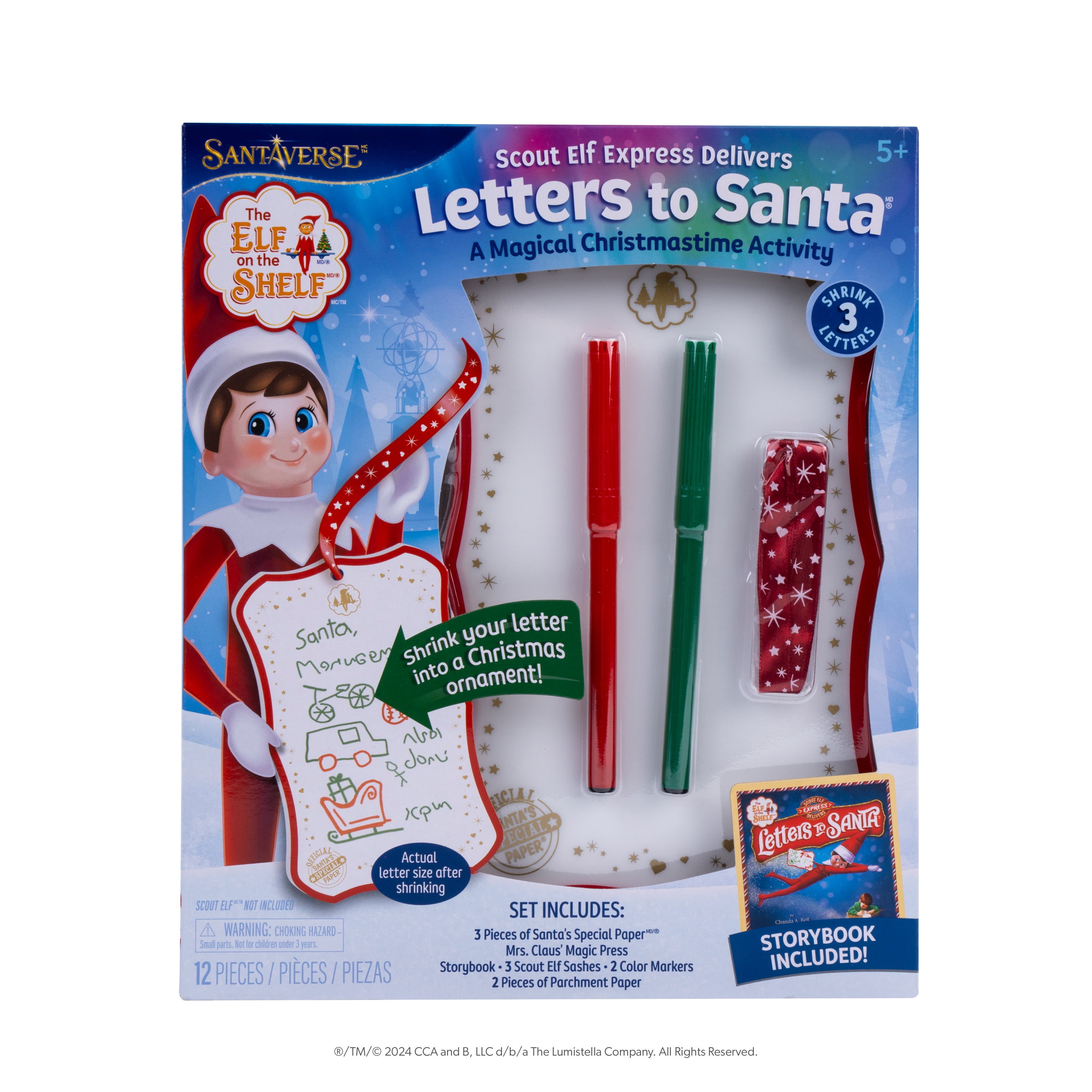 The Elf on the Shelf Letters to Santa Kit – Scout Elf Express Shrinking ...