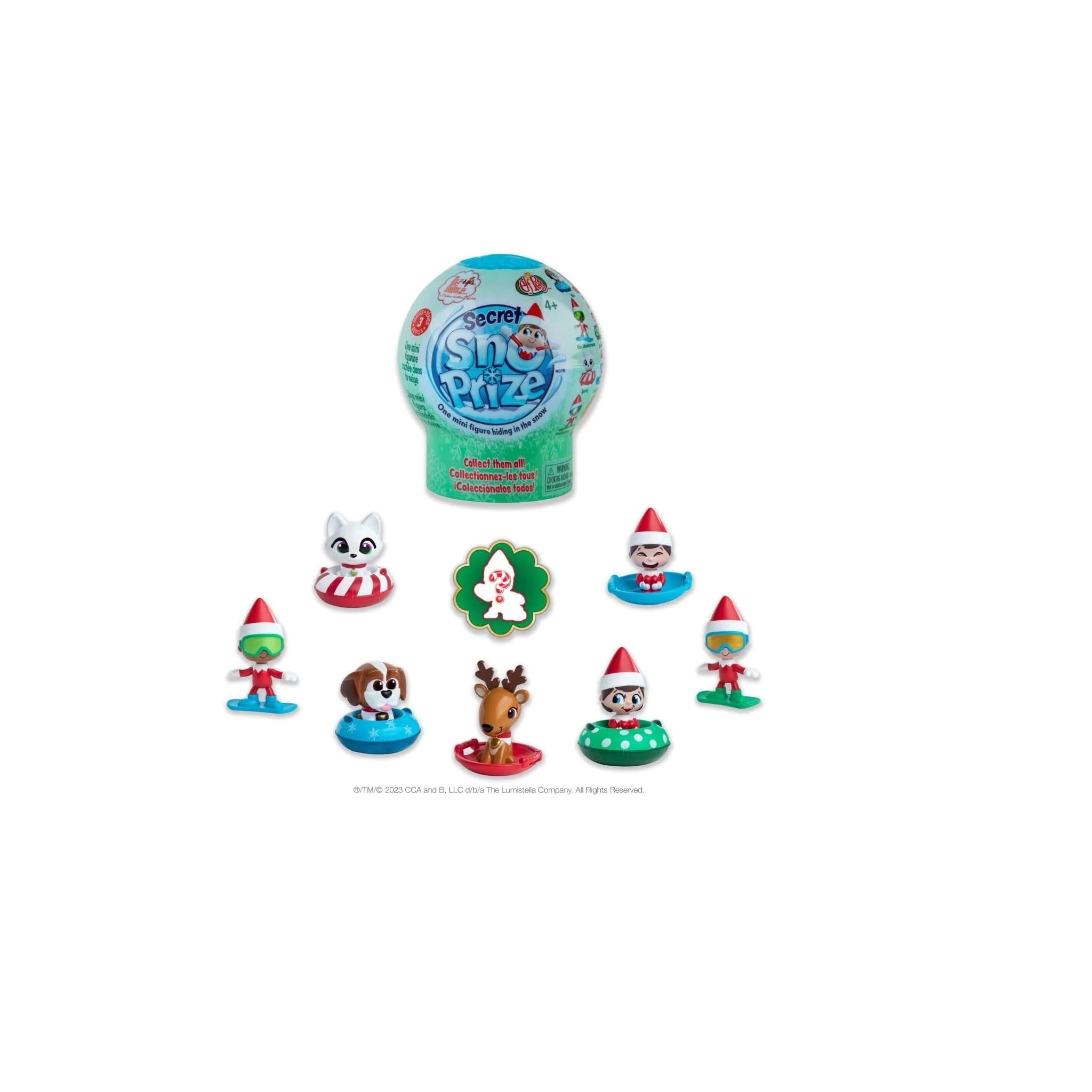The Elf on the Shelf Secret SnoPrize Mystery Figure in blue Globe ...
