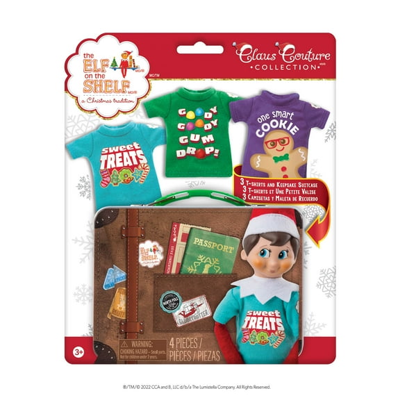 The Elf on the Shelf Sweet Treat Tee Shirt Pack, Scout Elves Cookie ...