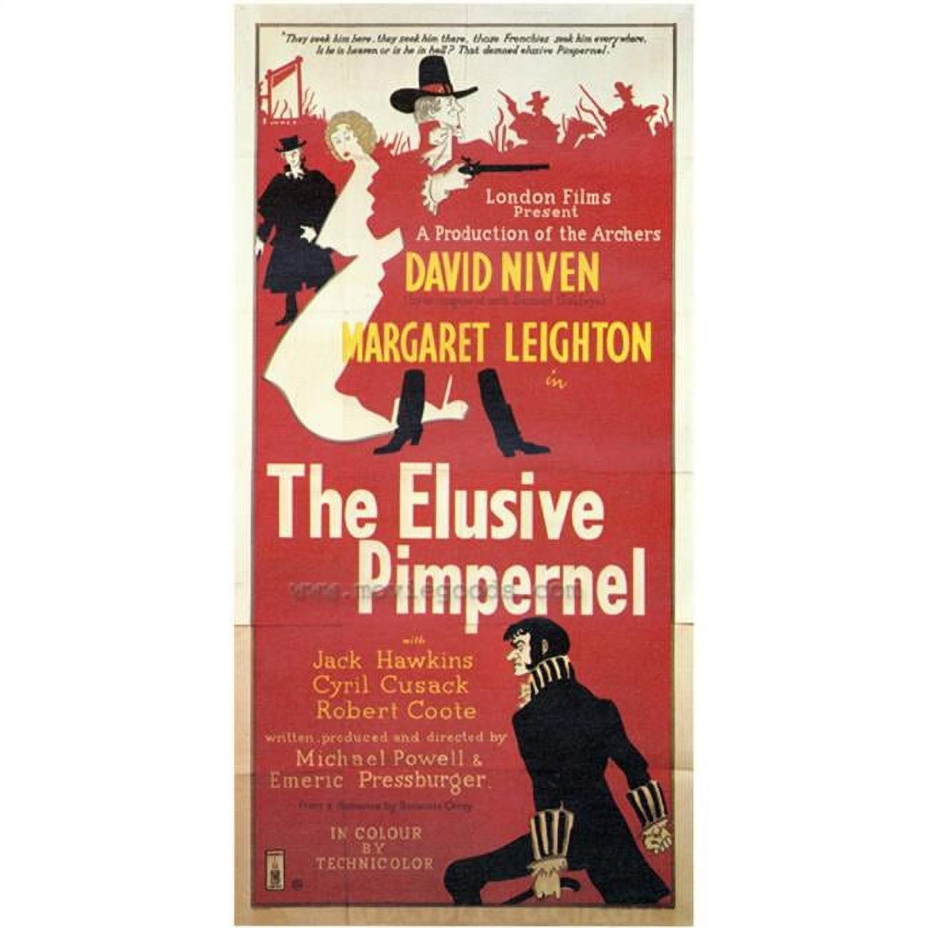 The Elusive Pimpernel Movie Poster Print (27 x 40) - Walmart.com