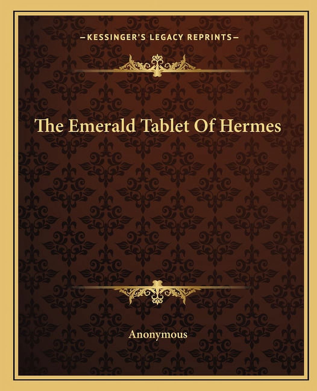 The Emerald Tablet of Hermes - Walmart.com
