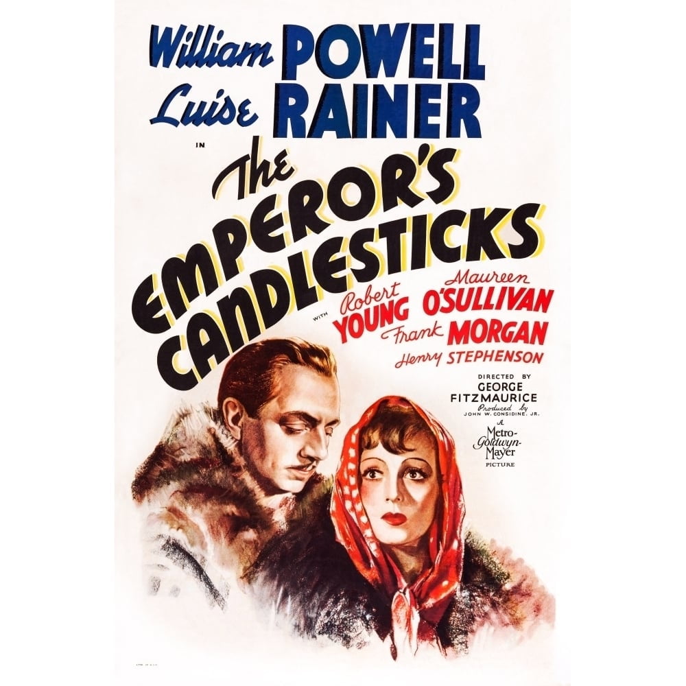 The Emperor'S Candlesticks Us Poster Art From Left: William Powell ...