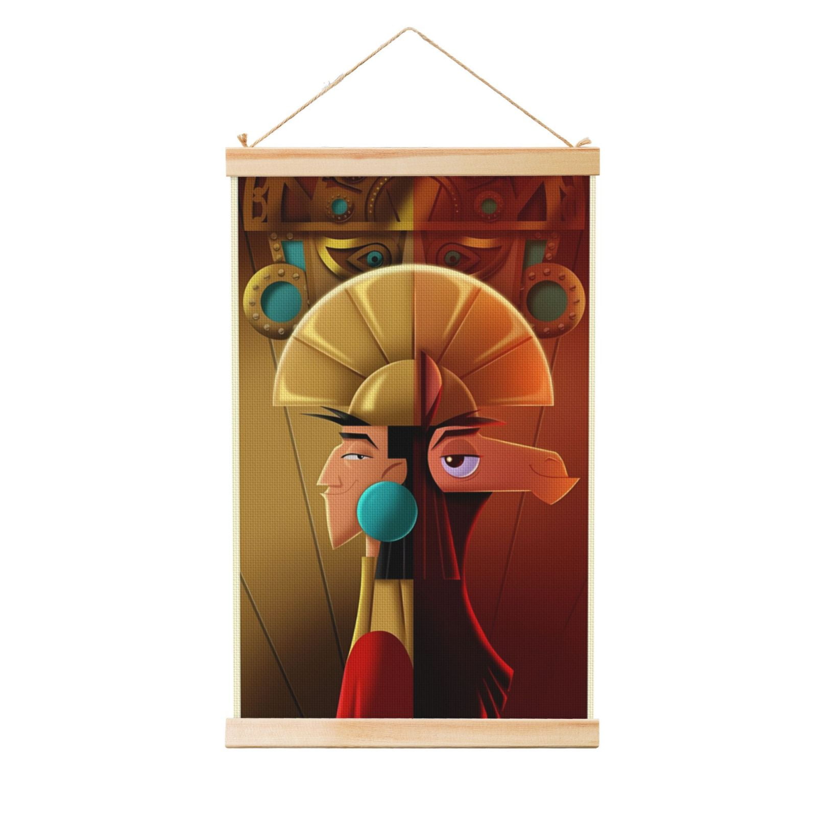 The Emperor'S New Groove Posters For Room Wall Art Wooden Shaft Hanging ...