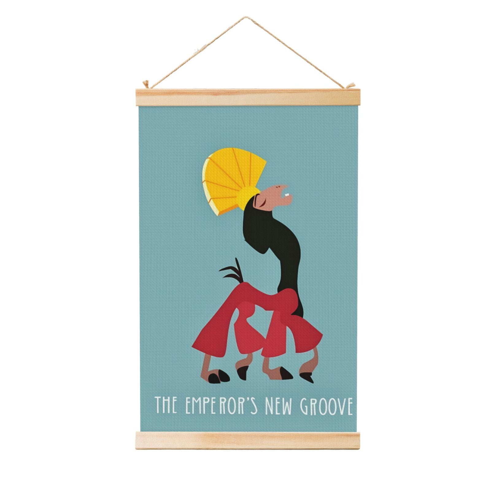 The Emperor'S New Groove Posters For Room Wall Art Wooden Shaft Hanging ...