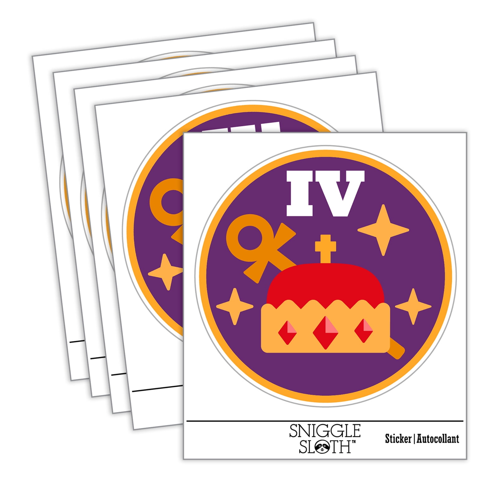 The Emperor Tarot Card Car Window Bumper Water Bottle Phone Tablet ...