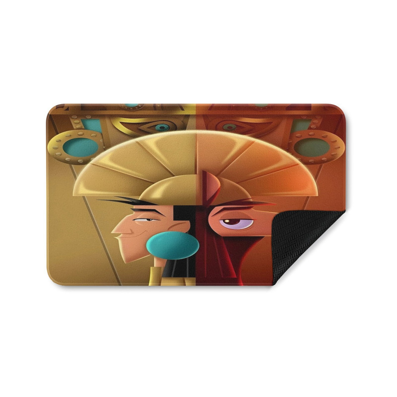 The Emperor's New Groove Patterned Floor Mat Is Durable And Easy To ...