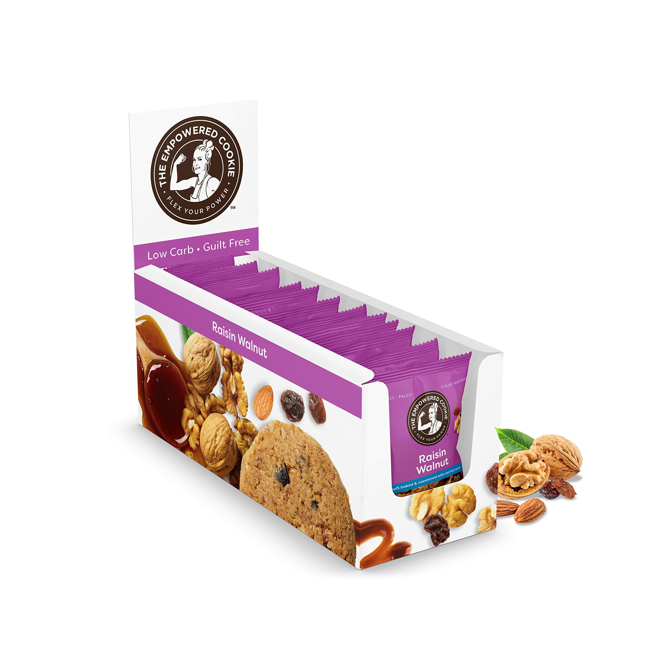 The Empowered Cookie - CM31 Raisin Walnut Individually Wrapped, Gluten ...