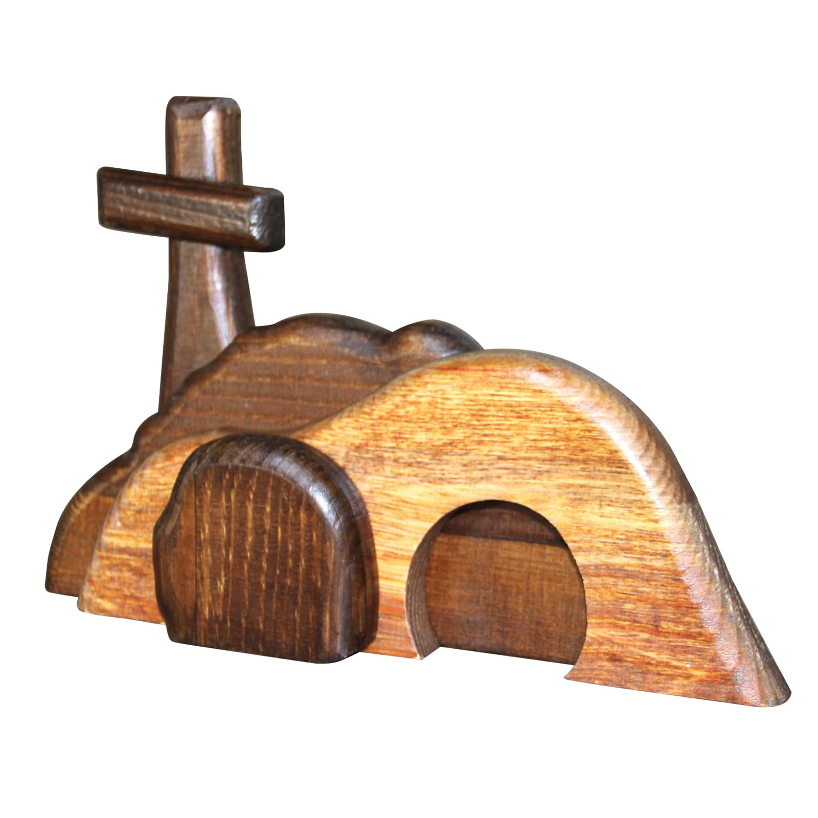 The Empty Tomb Easter Scene and Cross Decoration, Wooden Empty Tomb ...