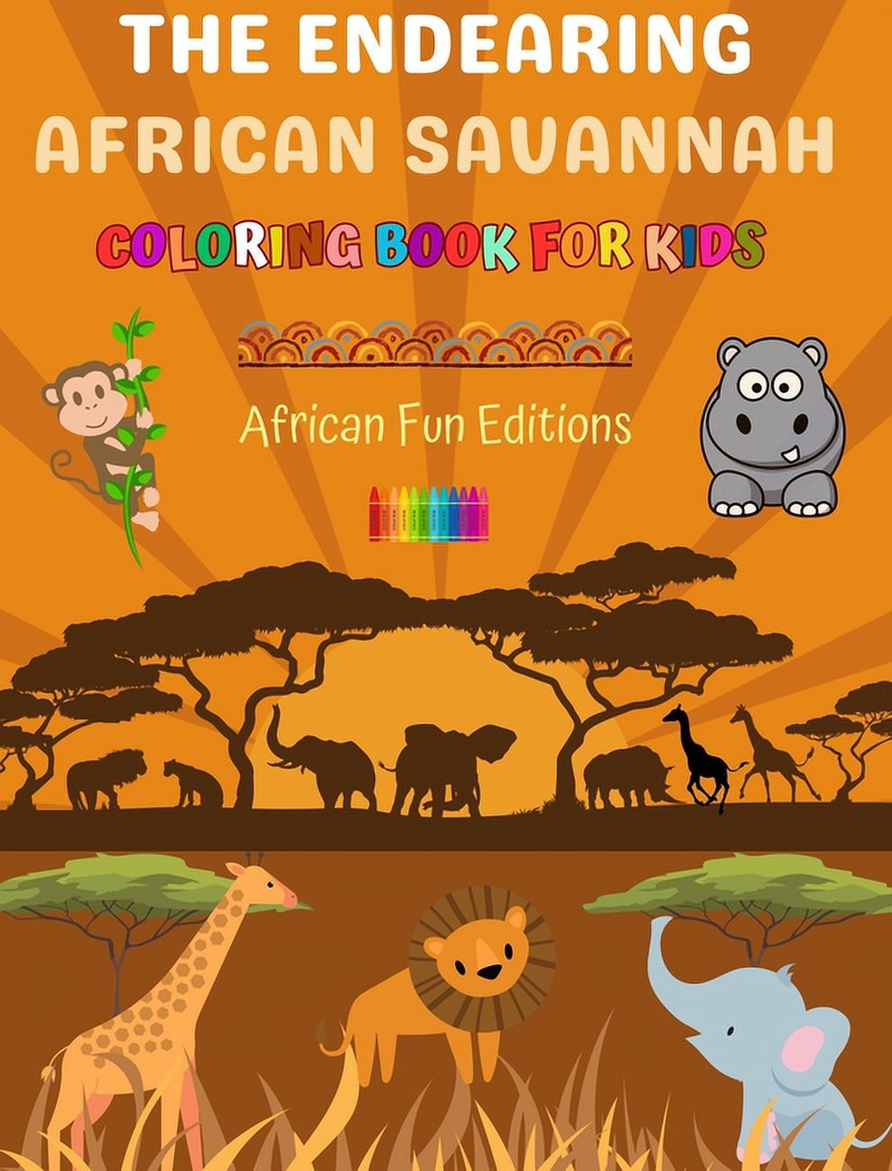 The Endearing African Savannah - Coloring Book for Kids - The Cutest ...