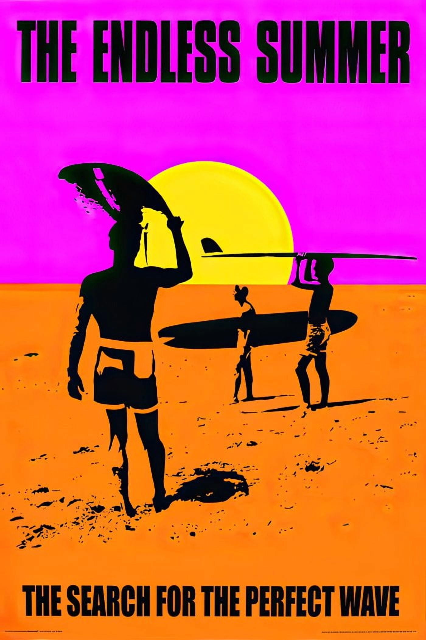 The Endless Summer - Pop-Art Movie Poster (Sunset - The Search For The ...