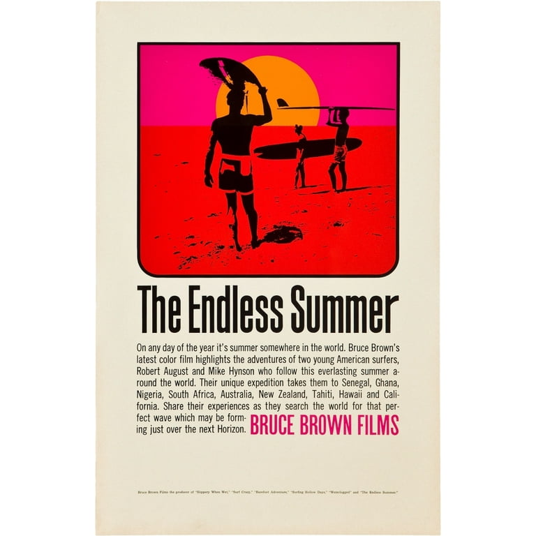 Endless Summer Movie Poster Endless Summer II Rare 1993 Vintage Movie