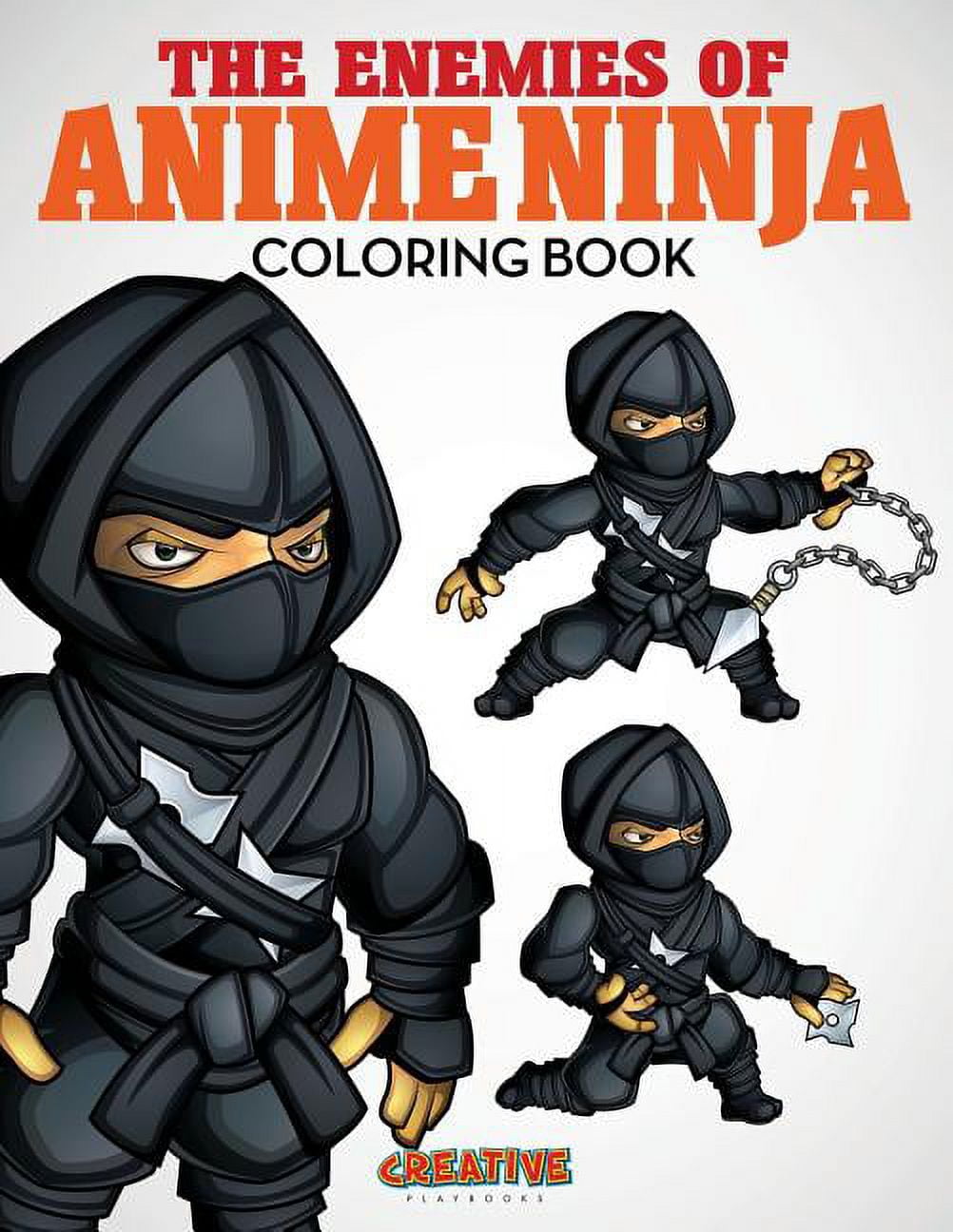 The Enemies of Anime Ninja Coloring Book (Paperback) - Walmart.com