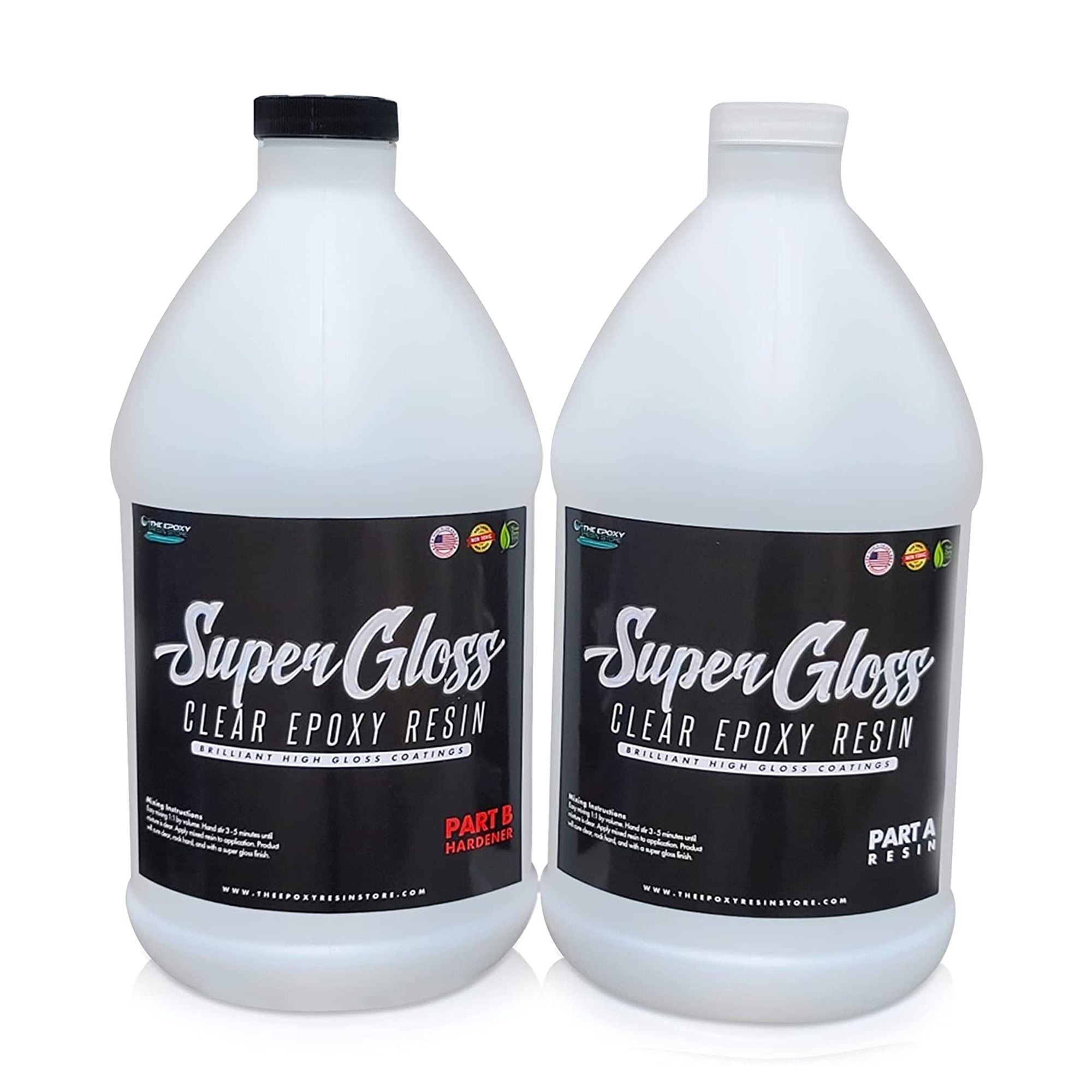 The Epoxy Resin Store Super Gloss UV Resisting, Non-Toxic, 1 Gallon ...