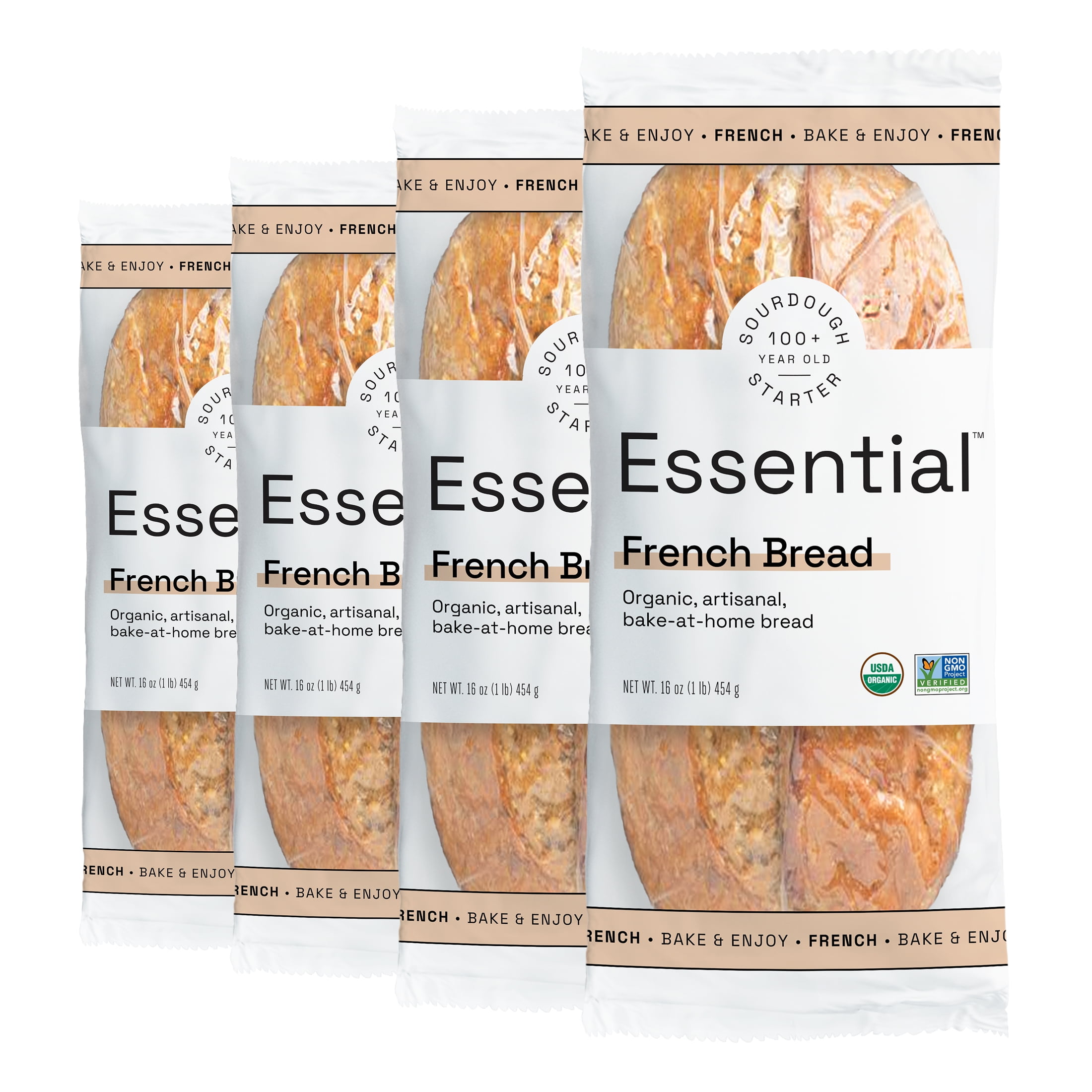 Essential Bake at Home French Sourdough Bread, Certified Organic, 16 oz ...