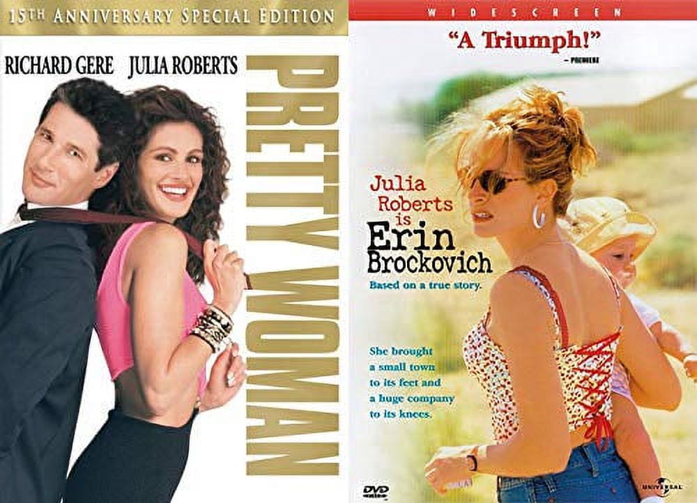 The Essential Julia Roberts 2 Pack - Erin Brockovich & Pretty Woman DVD ...