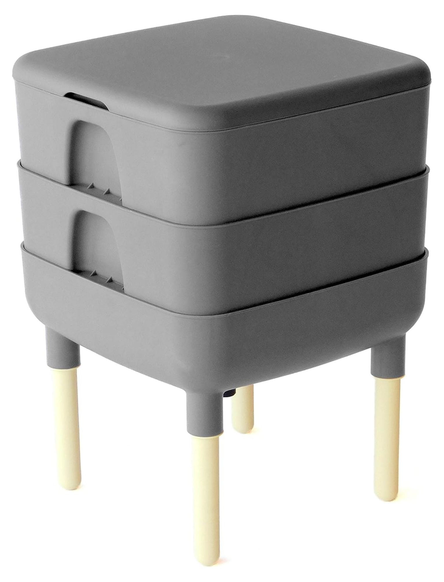 The Essential Living Composter, 2-Tray Worm Vermicomposter Bin (HF ...