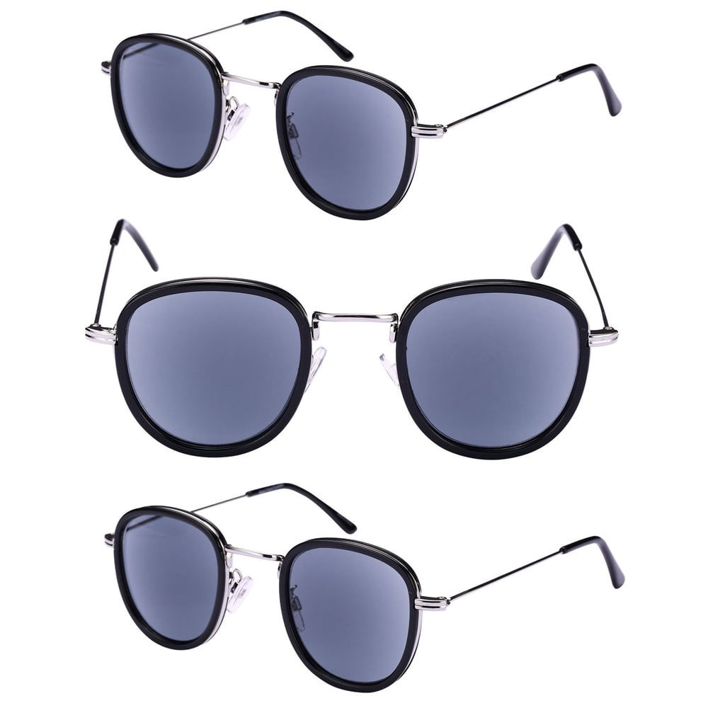 "The Esteemed" 3 Pair of Reading Sunglasses (Non Bifocal) Full Lens Sun ...