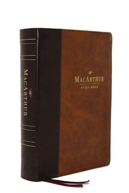 The Esv, MacArthur Study Bible, 2nd Edition, Leathersoft, Brown, Thumb ...