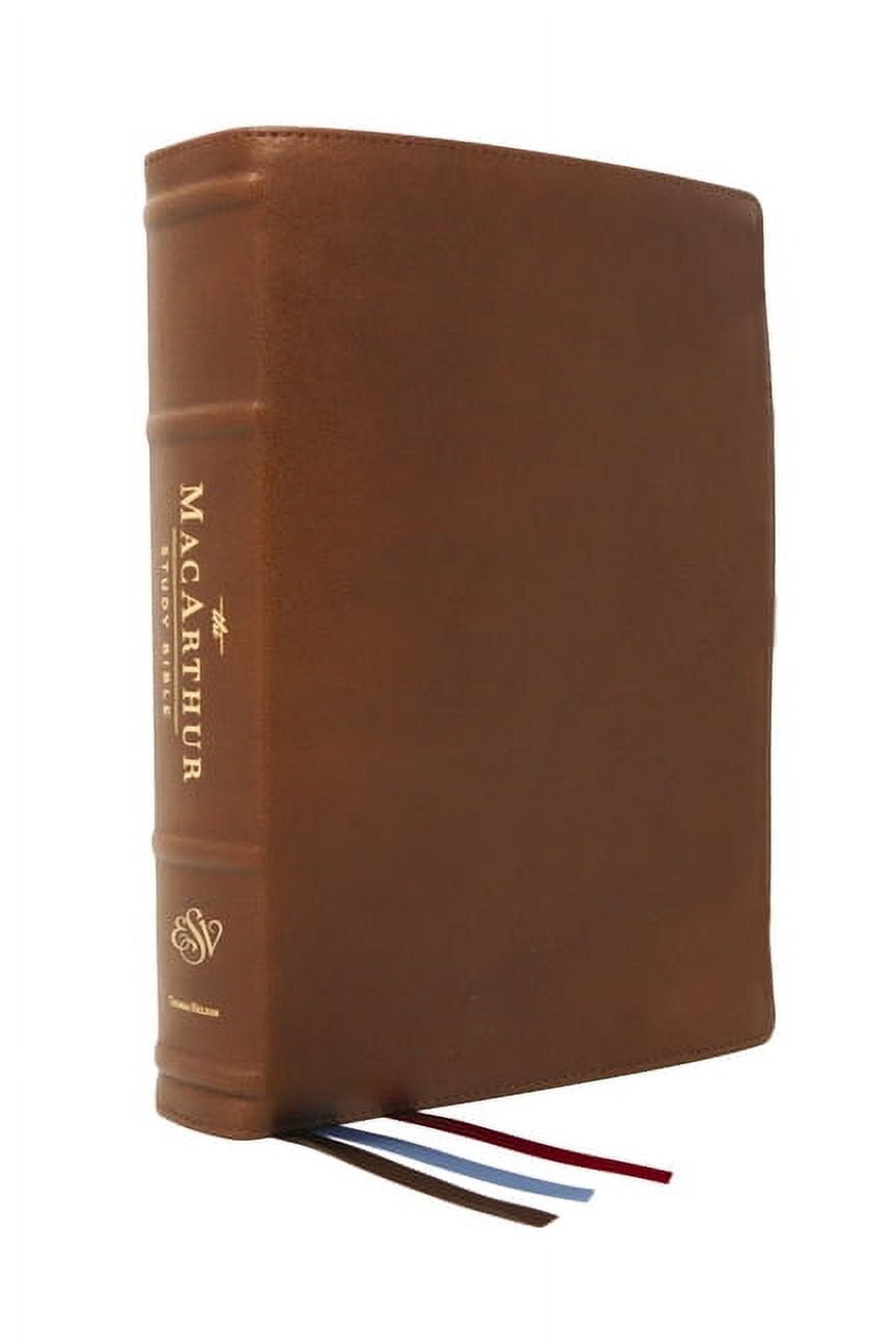 The Esv, MacArthur Study Bible, 2nd Edition, Premium Goatskin Leather ...